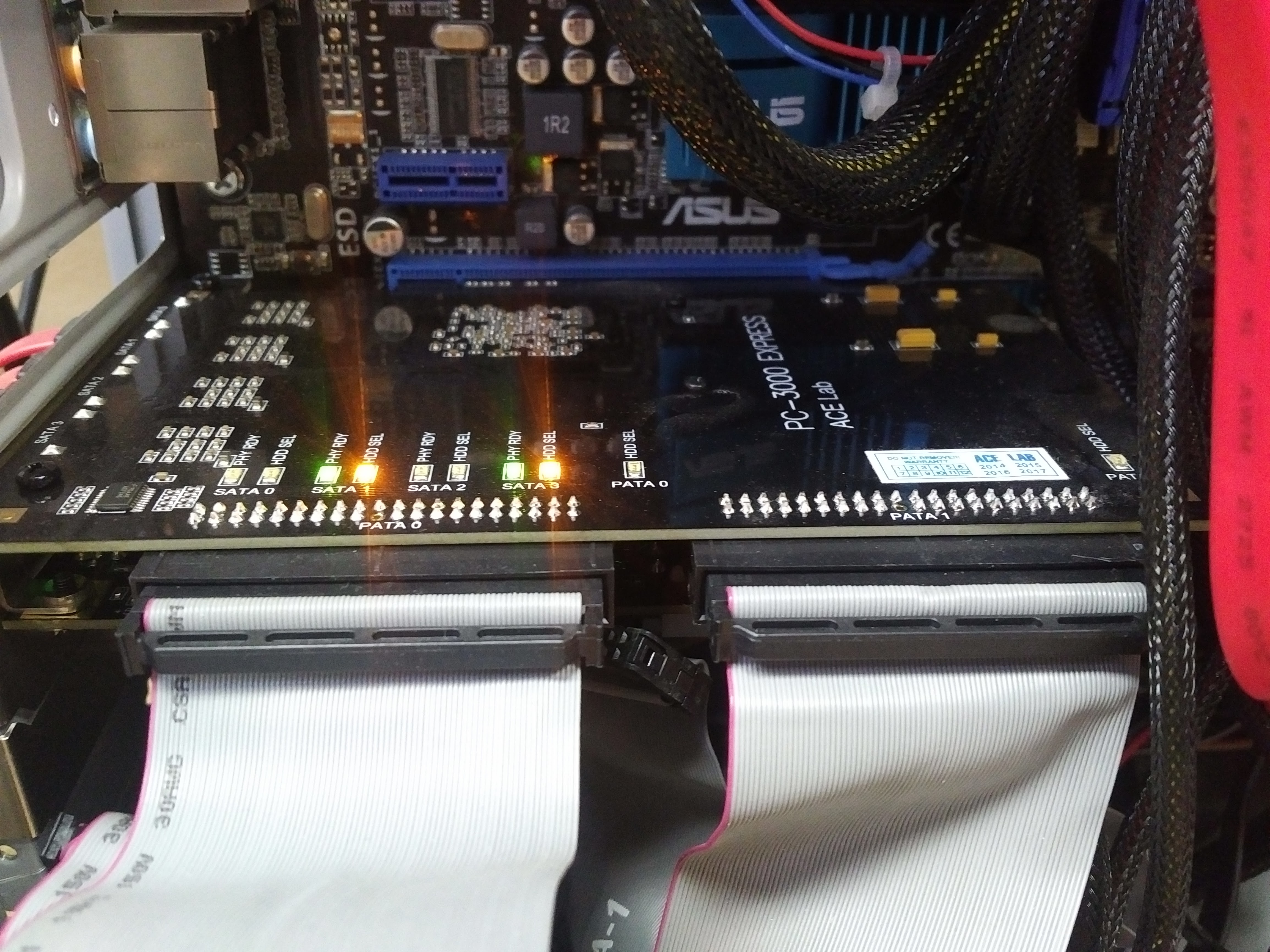 PC3000 Express in PC | Canada Data Recovery by Recovery Force®