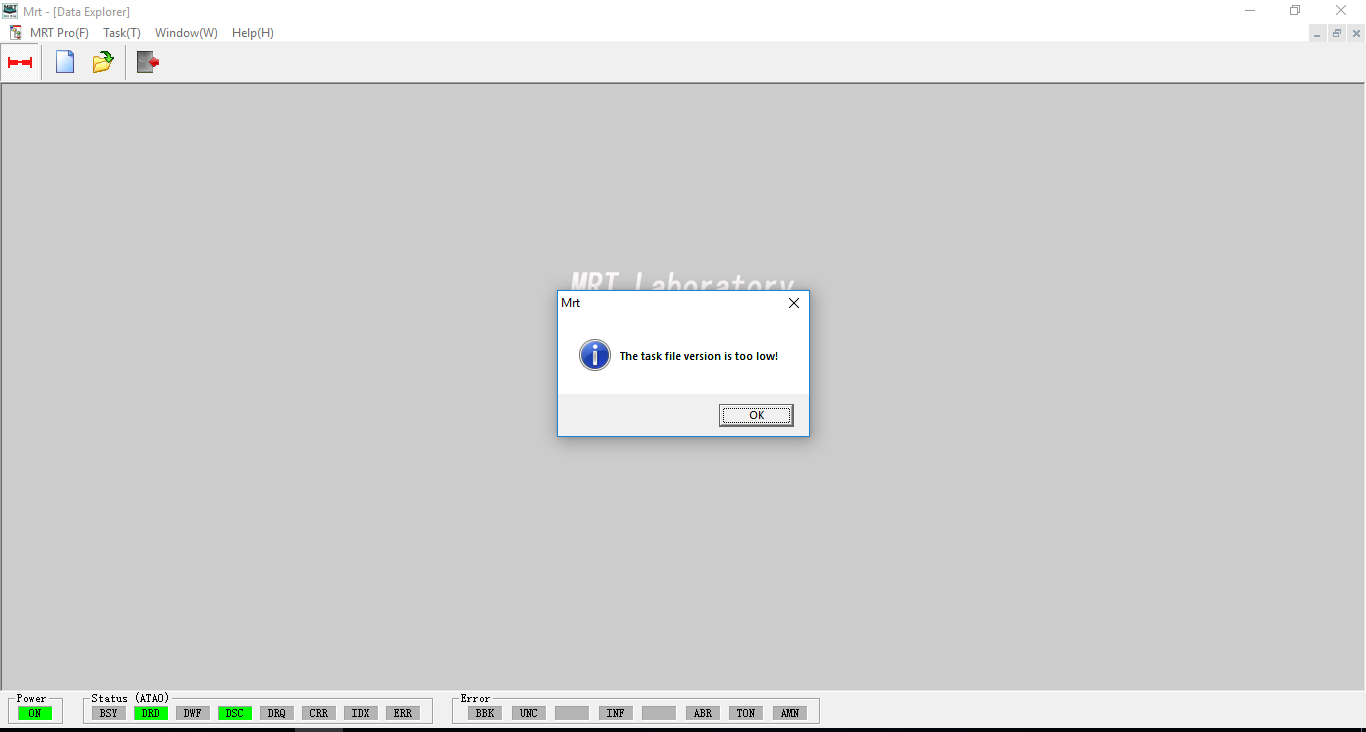 MRT-DE-Task-Too-Old | Canada Data Recovery by Recovery Force®